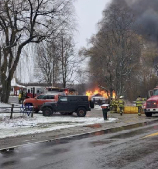 Electrical fire destroys barn | News, Sports, Jobs - Observer Today